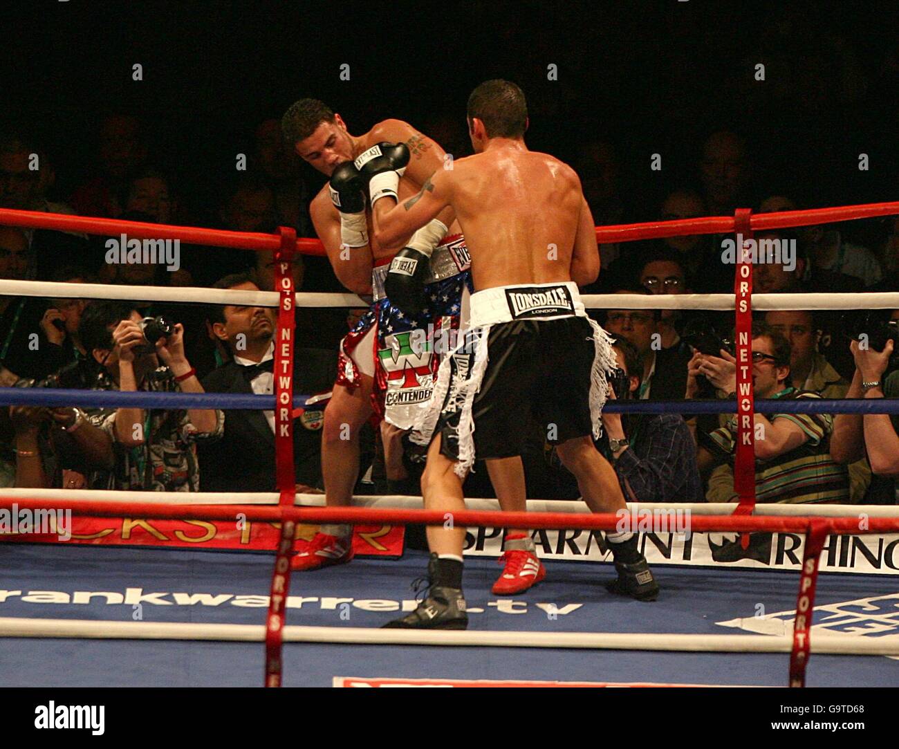 Boxing - WBO Title - Peter Manfredo v Joe Calzaghe - Millennium Stadium ...