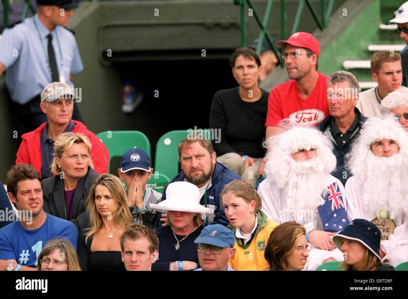 Tennis - Wimbledon Championships - Second Round. Jelena Dokic's father ...