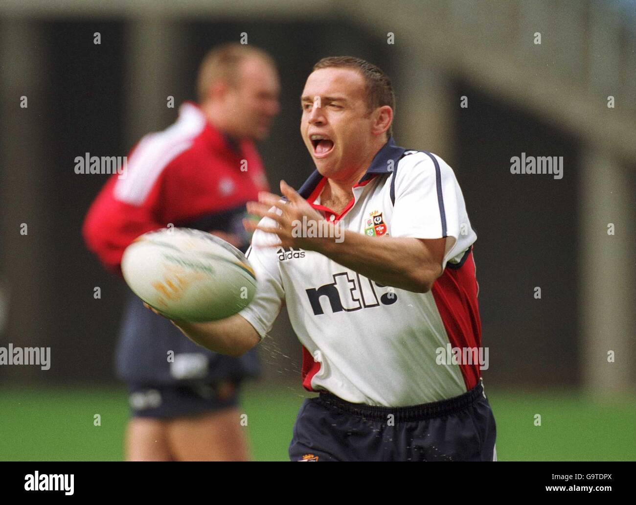 British Lions Rob Henderson during training at Stadium Australia before ...