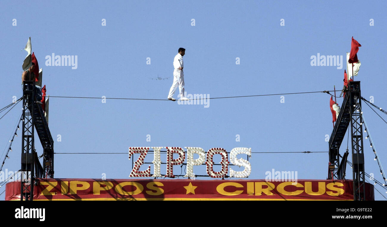High Wire Act High Resolution Stock Photography and Images - Alamy