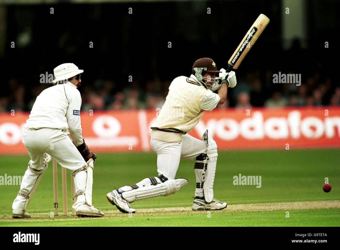 Surrey's Adam Hollioake in action during the B&H final with Wicket ...