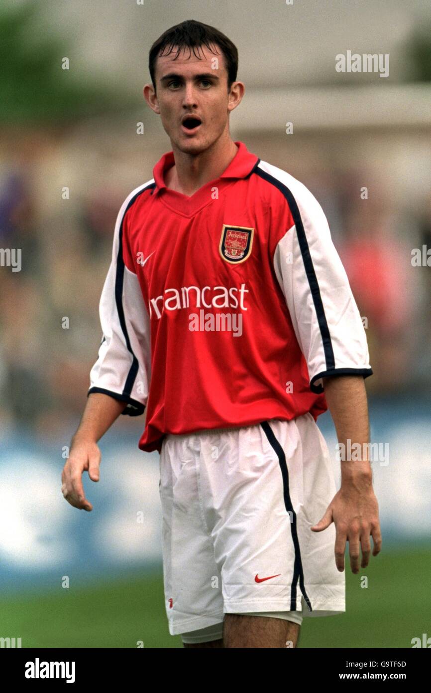 Arsenal's new signing Francis Jeffers in action during a pre-season ...