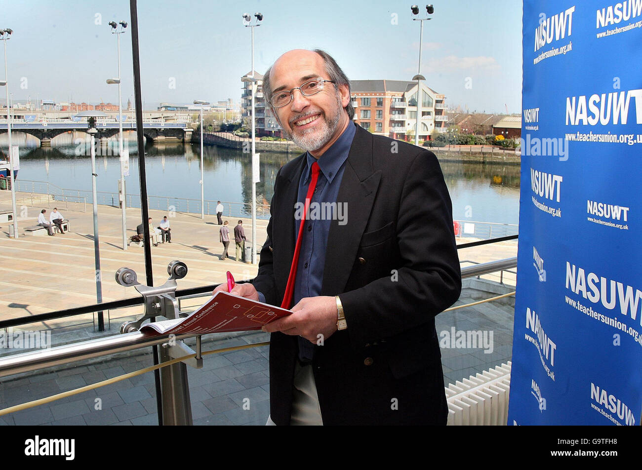 Stuart Merry, a headteacher from Kirklees, enjoys a break during the ...