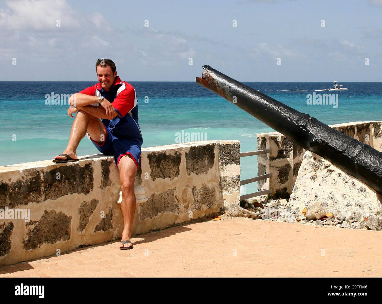 Full length eye contact smiling england mangsn hi-res stock photography ...