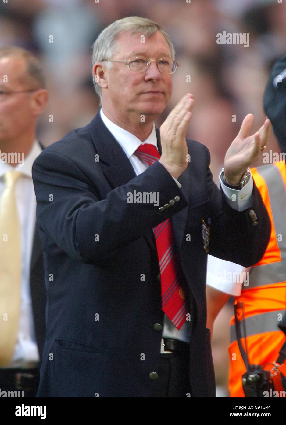 Half length top half clap final whistle hi-res stock photography and ...