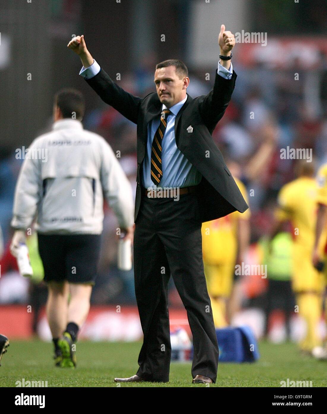 Watford manager Adrian Boothroyd after the final whistle Stock Photo ...