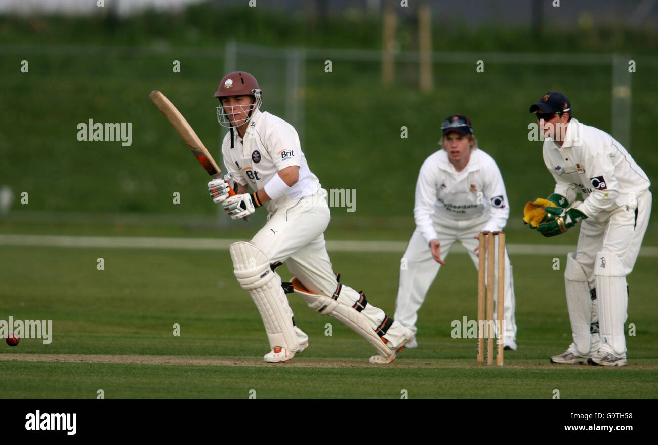 Cricket - Second Eleven Friendly - Essex v Surrey - Garon Park Stock ...