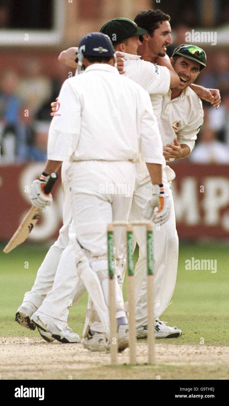 Cricket second test england v australia lords third day hi-res stock ...