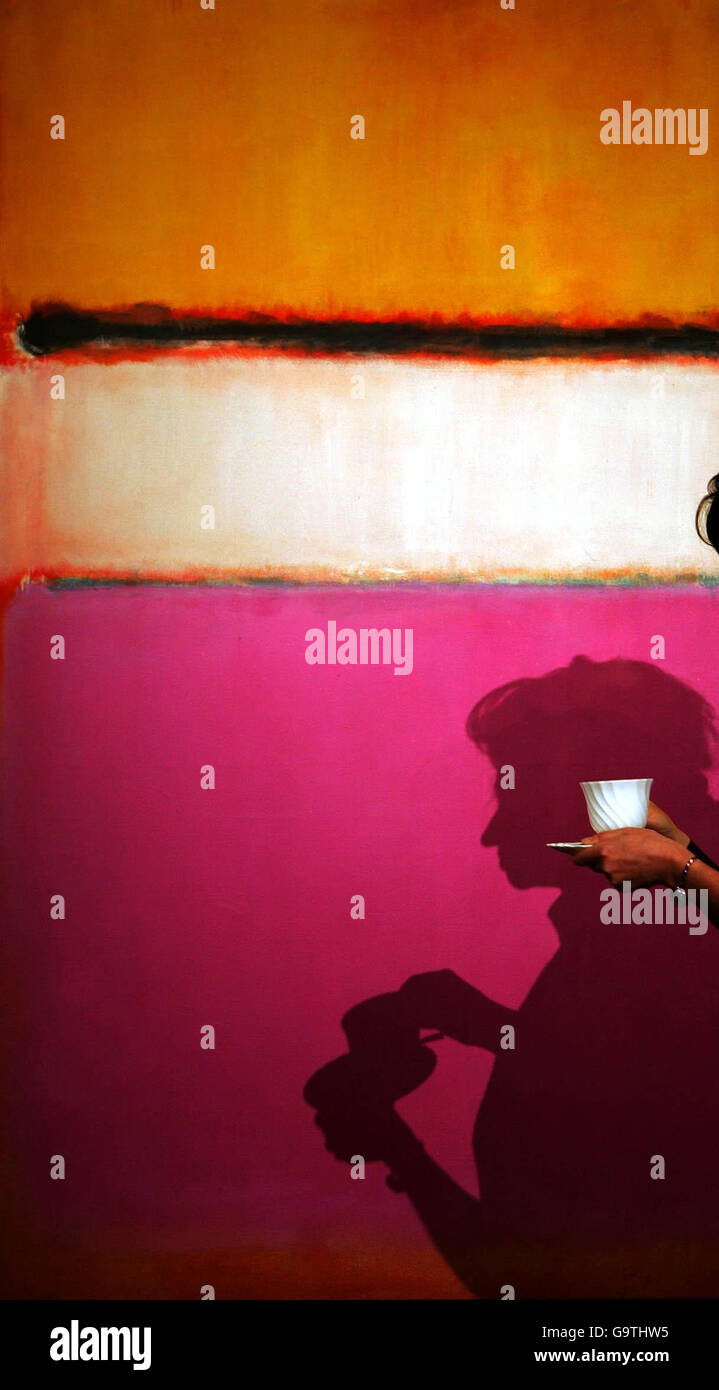 Mark Rothko work on display at Sotheby's Stock Photo - Alamy