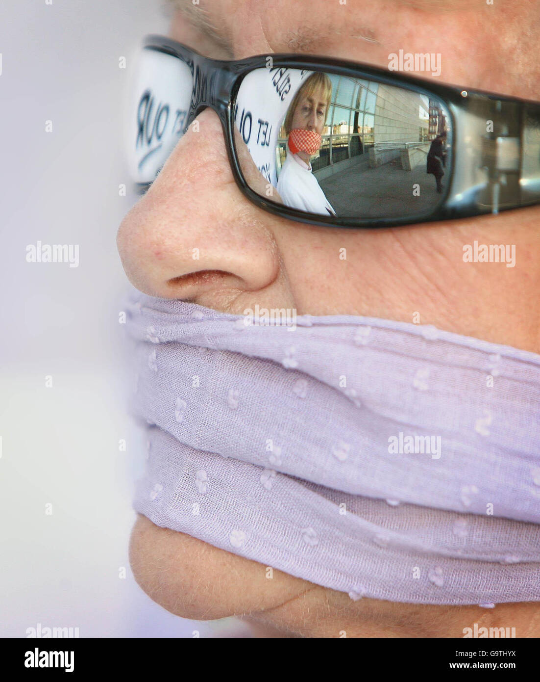 Dublin residents protest against incinerator plans hi-res stock ...