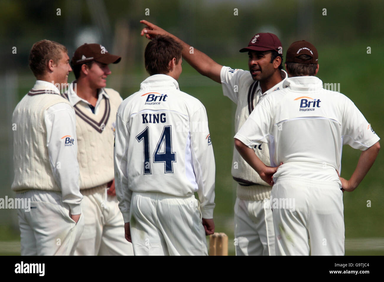 Cricket - Second Eleven Friendly - Essex v Surrey - Garon Park Stock ...