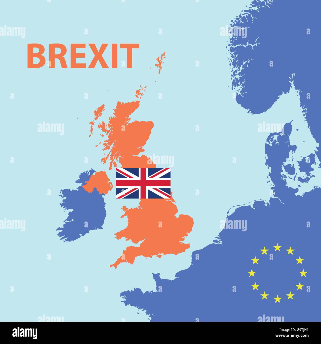 Leaving european union Stock Vector Images - Alamy