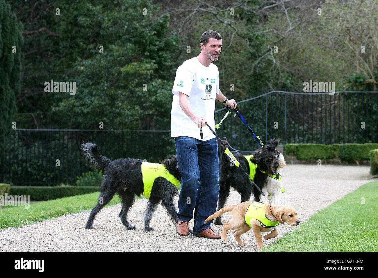 Roy Keane launches Irish Guide Dogs for the Blind's 2007 fundraising ...