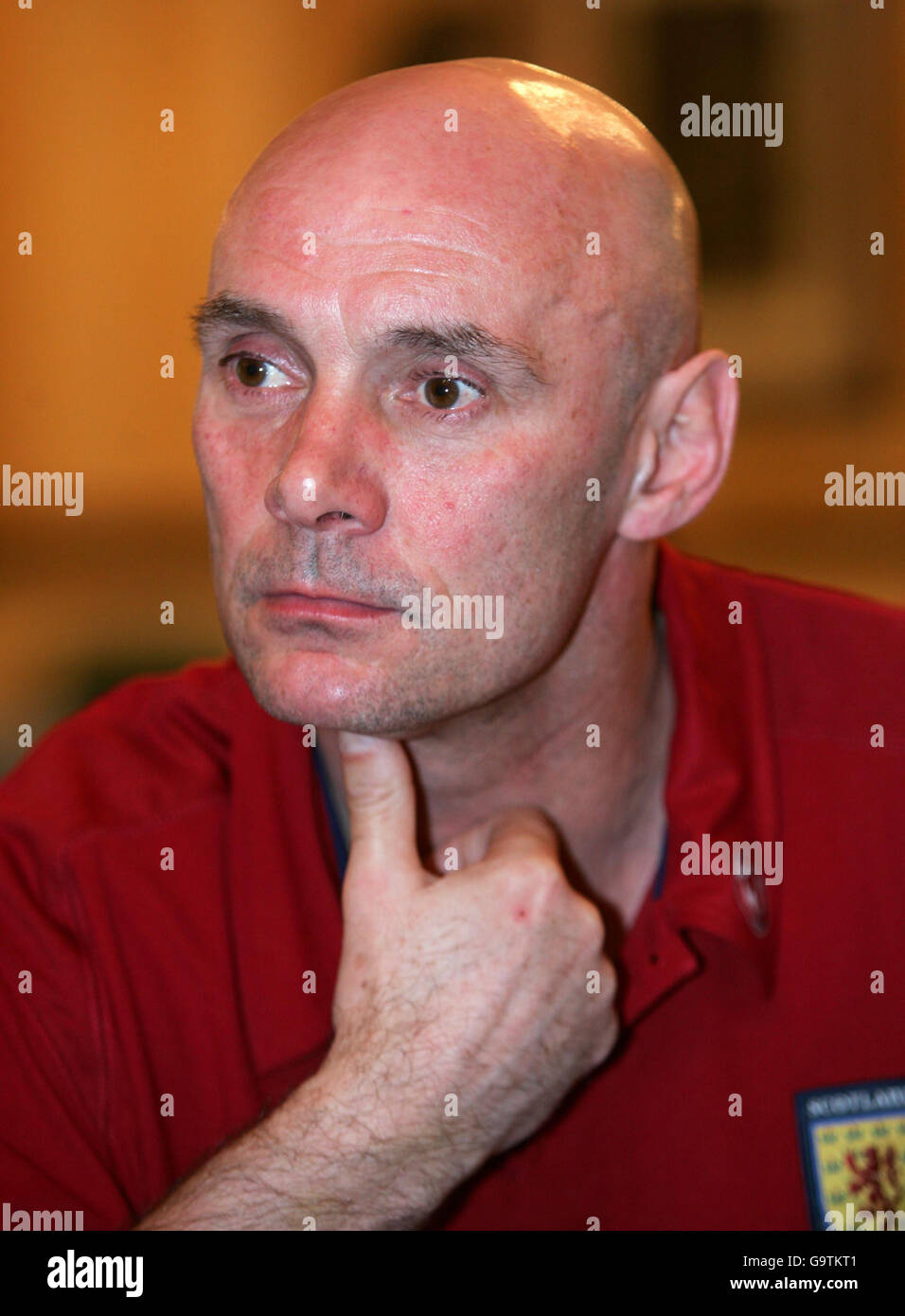 Scotland Football Coach Andy During Press Call At Cameron House Hotel ...