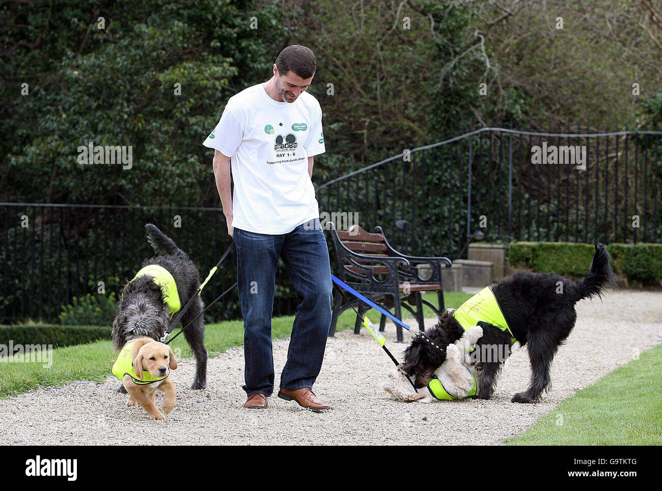 Roy Keane launches Irish Guide Dogs for the Blind's 2007 fundraising ...