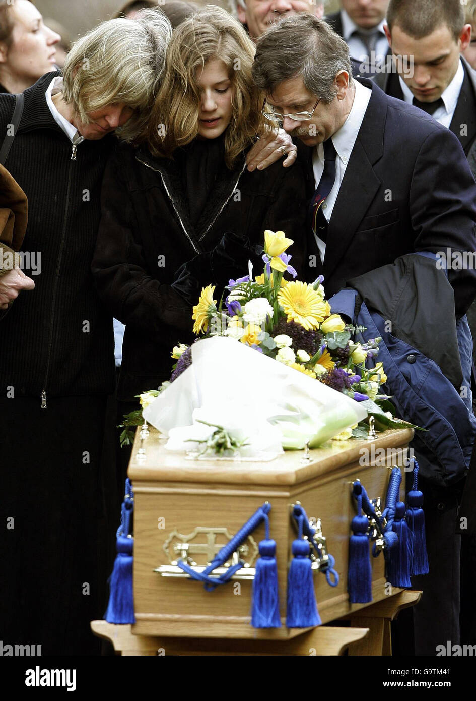 The family of Peter Wilson; (from the left) mother Kirsty, sister Laura ...