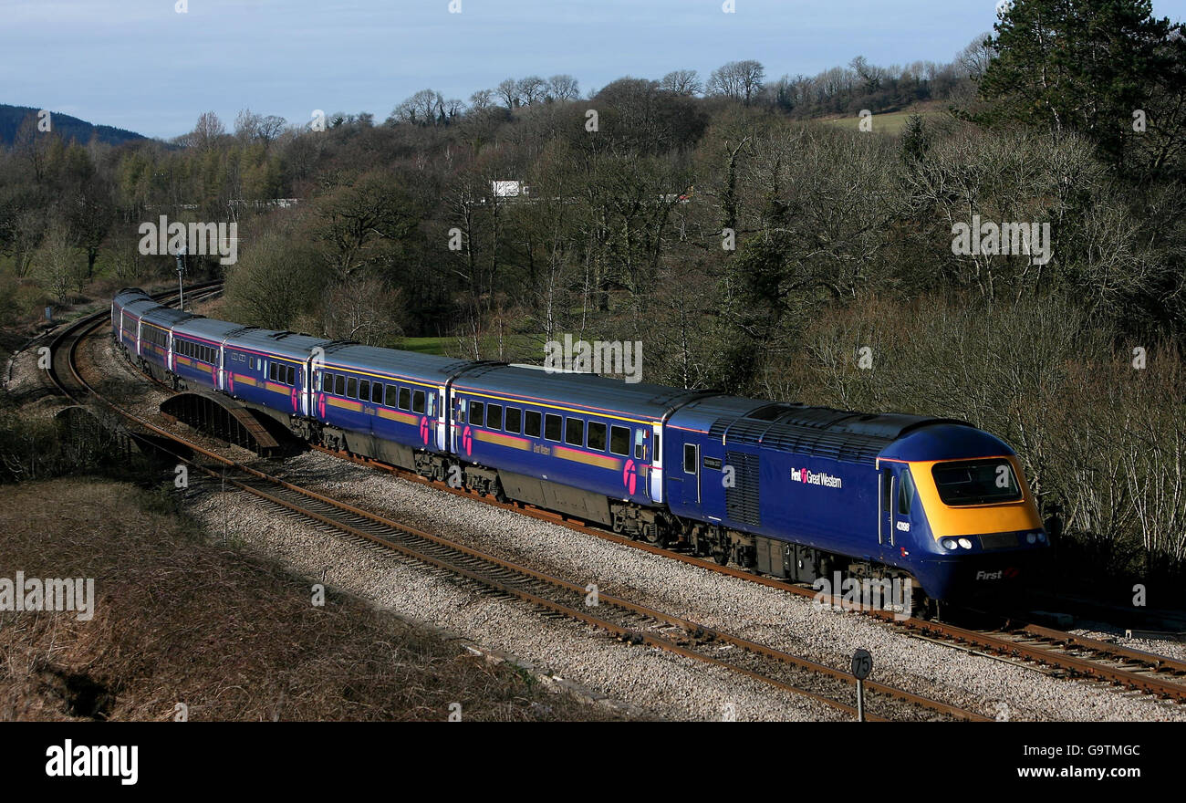 First Great Western train Stock Photo - Alamy