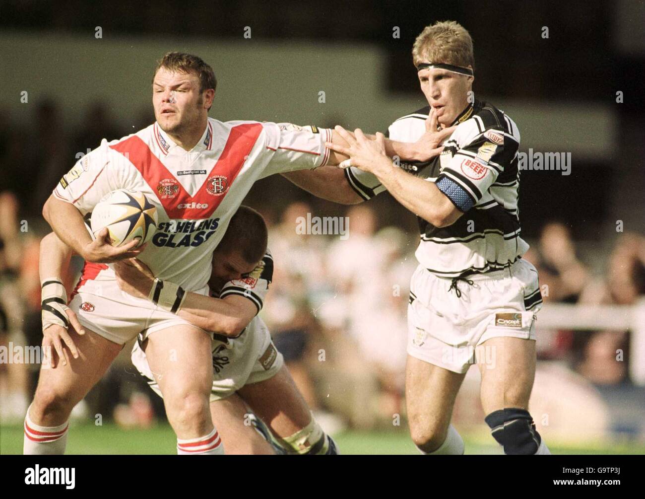 Rugby league tetleys bitter superleague hull v st helens hi-res stock ...