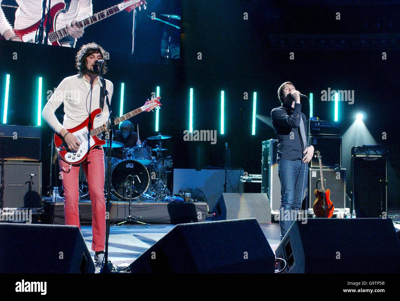 Kasabian perform at a Teenage Cancer Trust benefit concert at the Royal ...