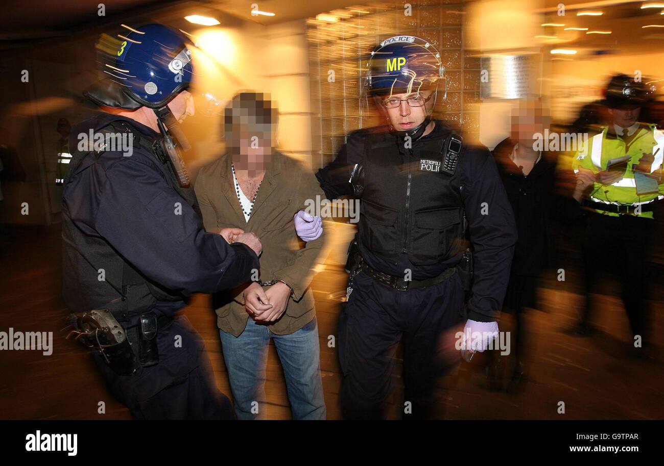 Police raid Faces nightclub Stock Photo - Alamy