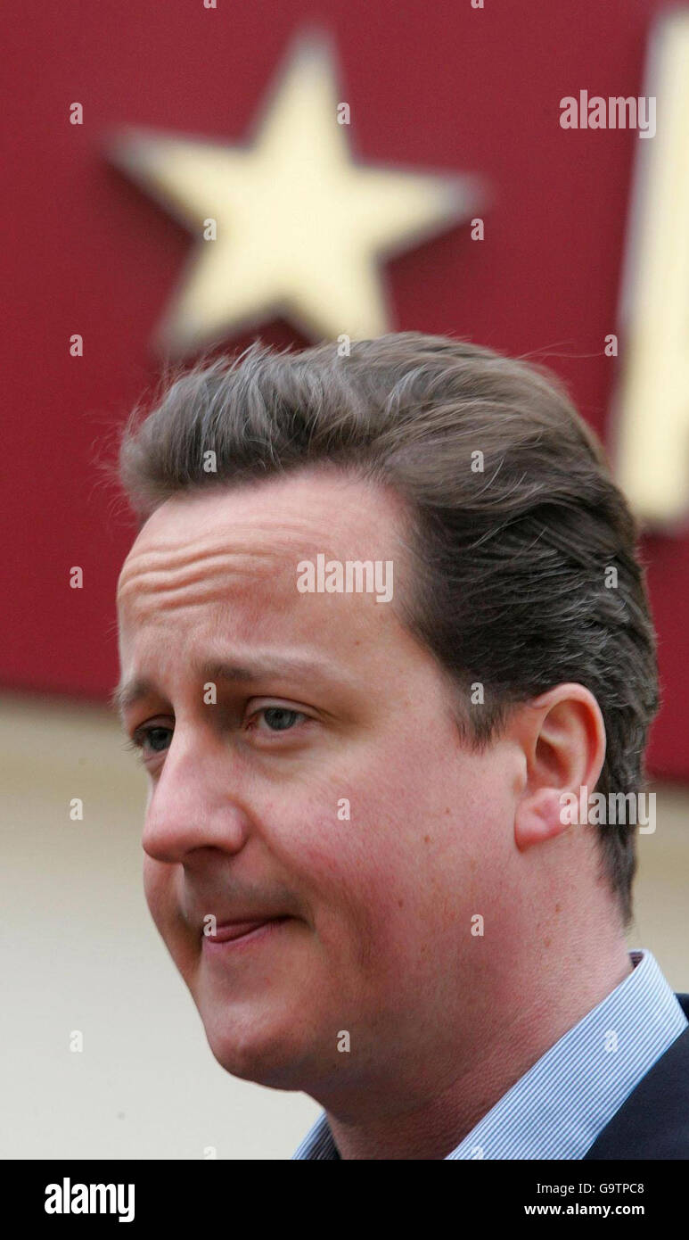 Conservative leader David Cameron in Hammersmith Stock Photo - Alamy