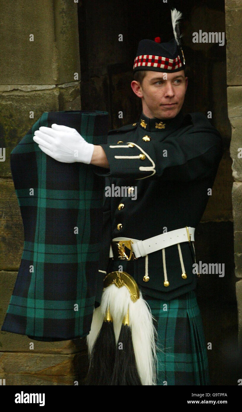 New kilts for Royal Regiments of Scotland Stock Photo - Alamy