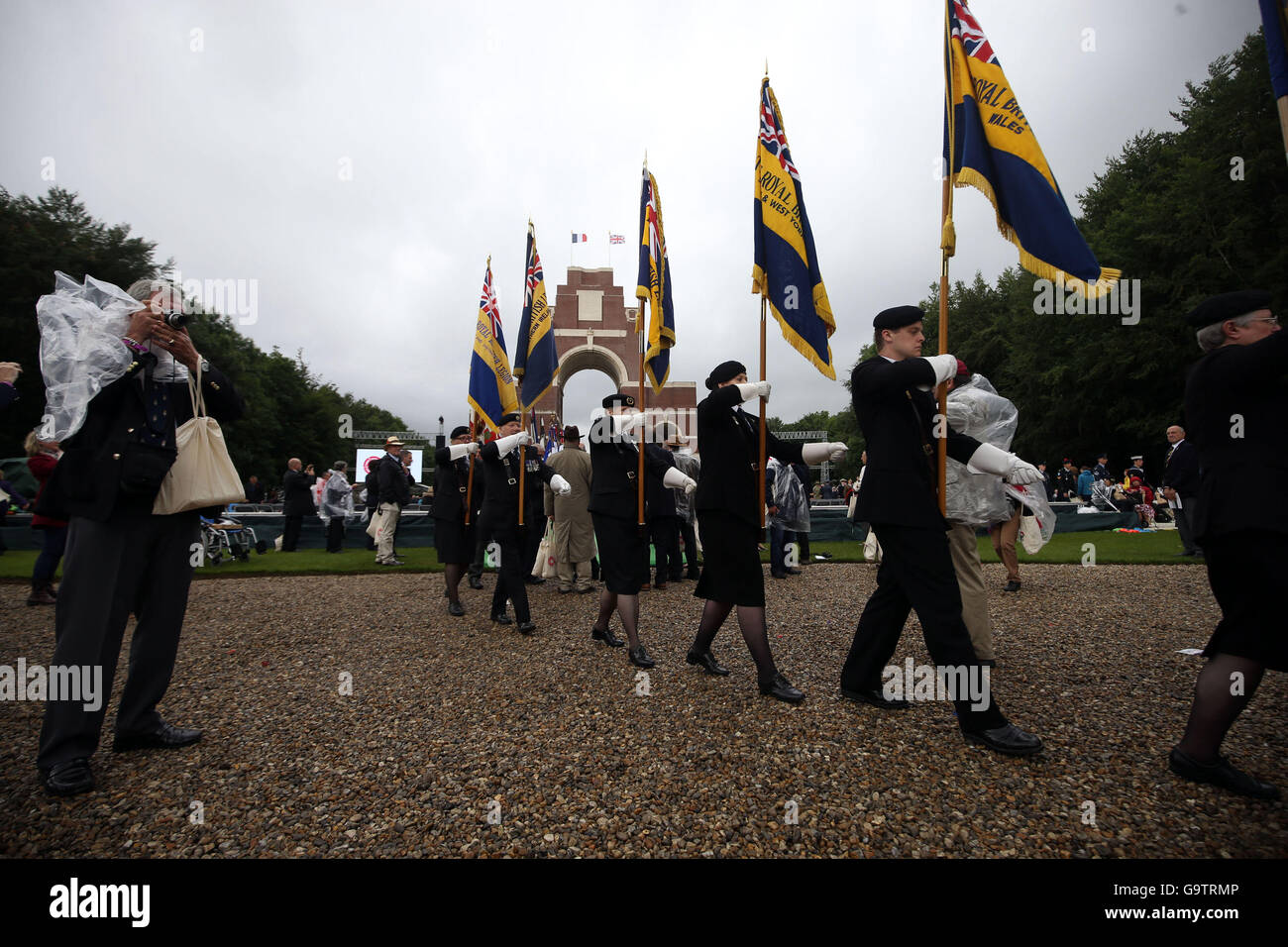 Royal british legion standard bearers hi-res stock photography and ...