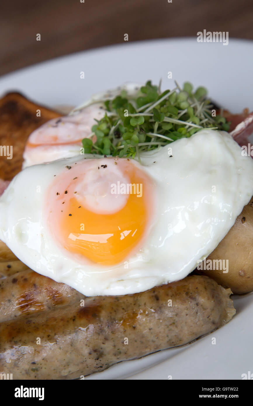Scottish Breakfast in Cafe, Edinburgh; Scotland Stock Photo - Alamy