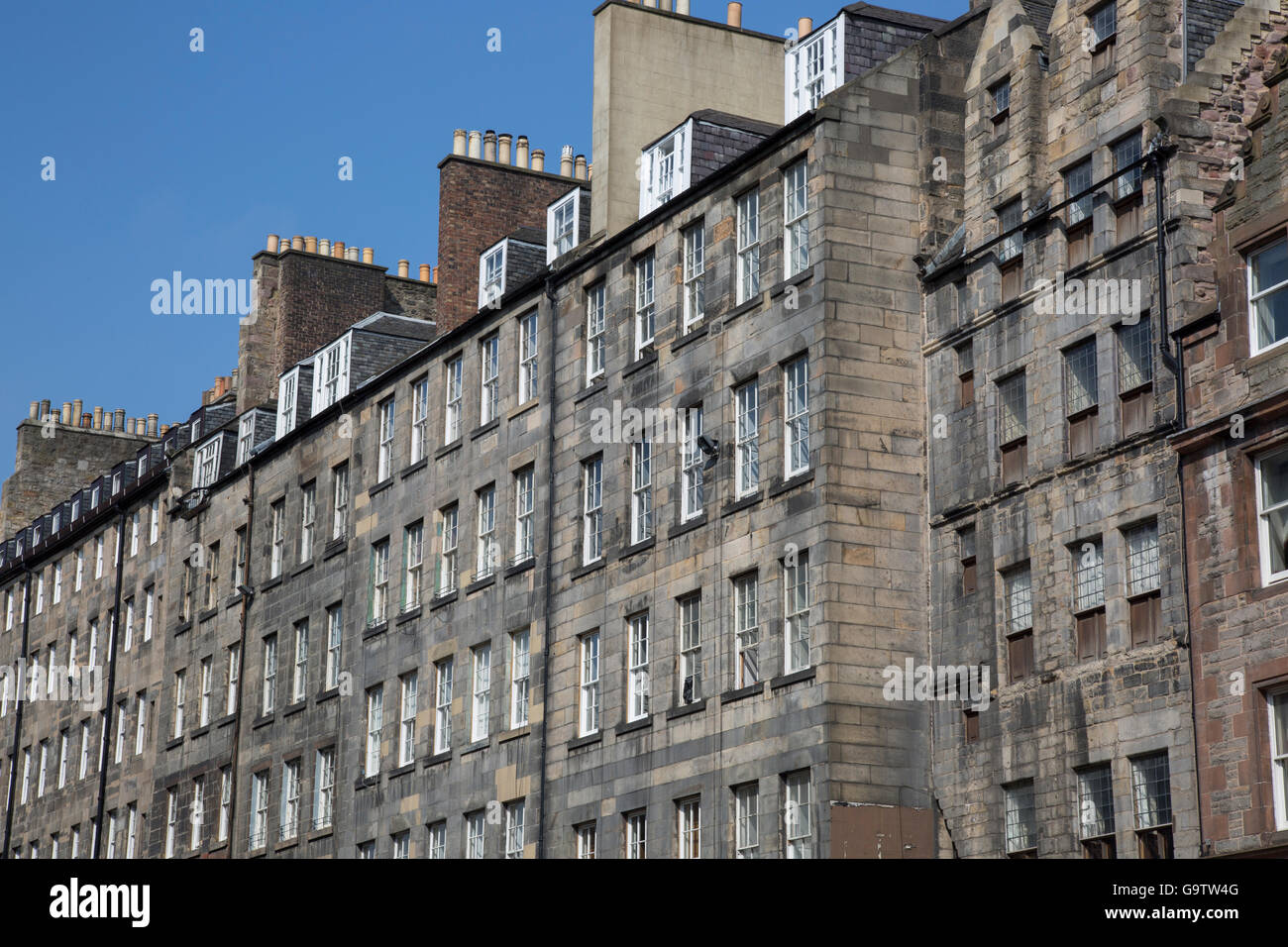 Royal Mile Street Buildings; Edinburgh; Scotland Stock Photo - Alamy