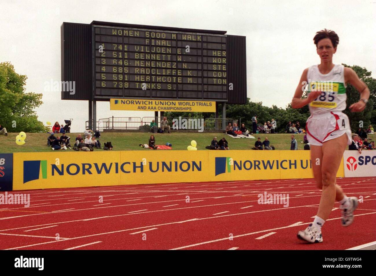 Athletics - Norwich Union World Trials and AAA Championships. Karen ...