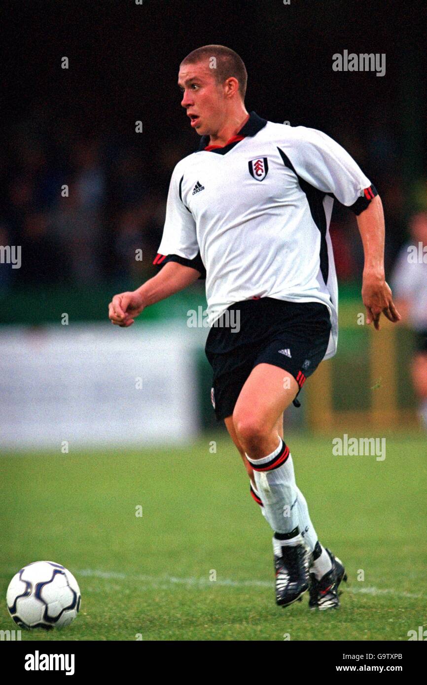 Soccer - Friendly - Fulham v Sparta Prague. Sean Davis, Fulham Stock ...