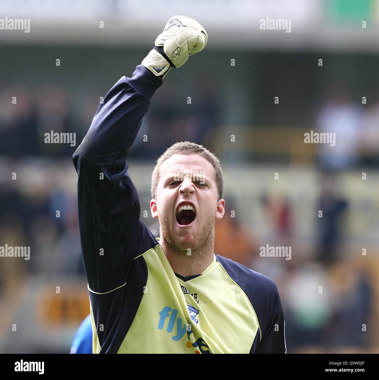 Birmingham citys colin doyle celebrates his last minute penalty save hi ...