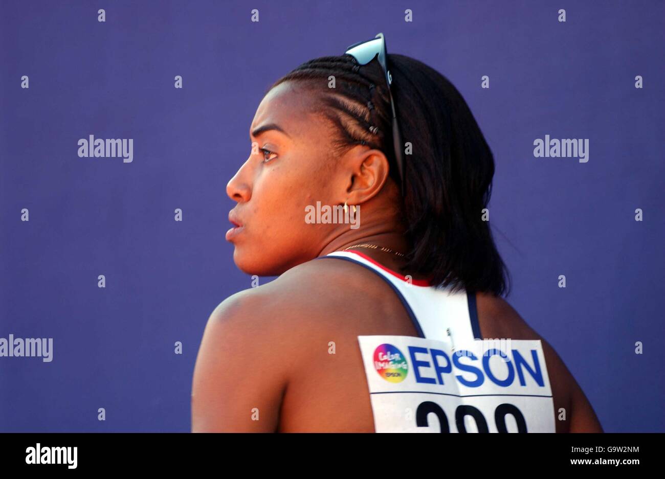 Great Britain's Shani Anderson following her Womens 100 metres heat ...