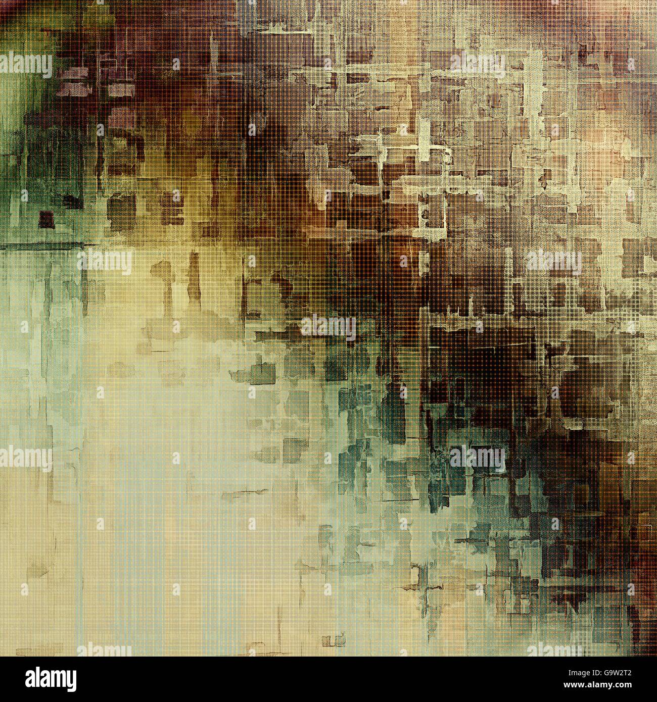 Vintage old retro background with ancient style design elements and ...