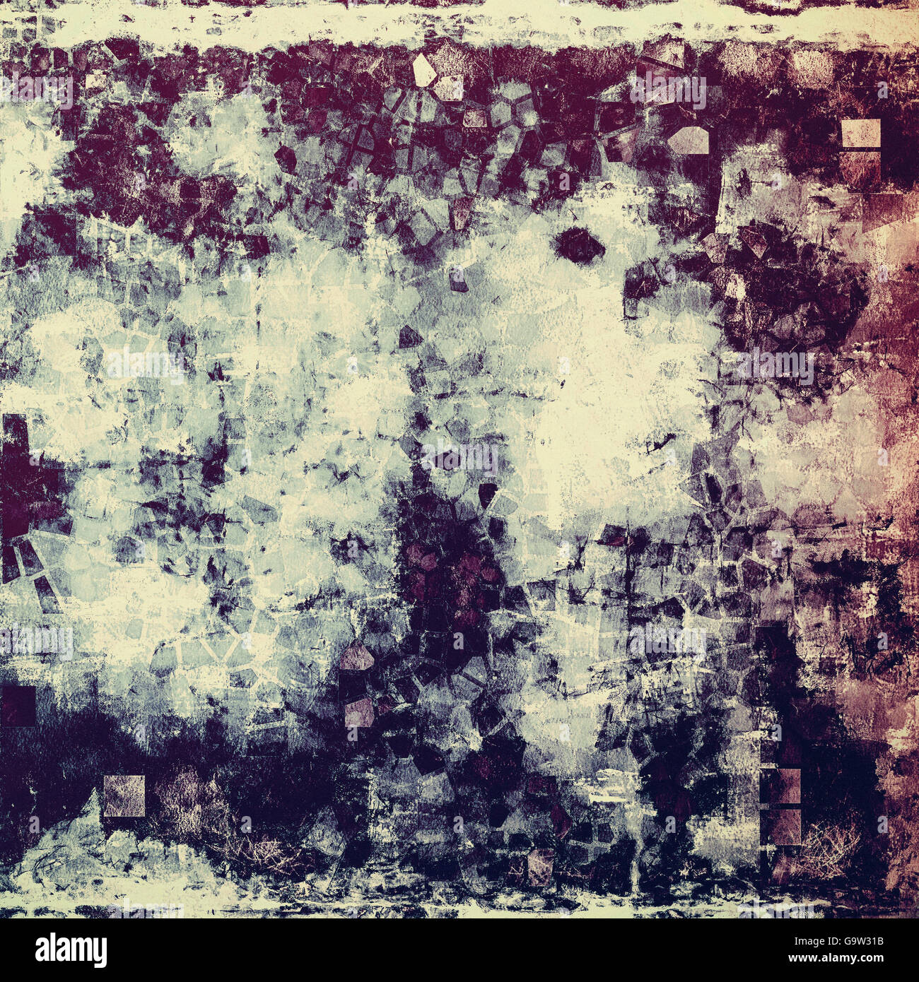 Grunge background with vintage style graphic elements, retro feeling ...