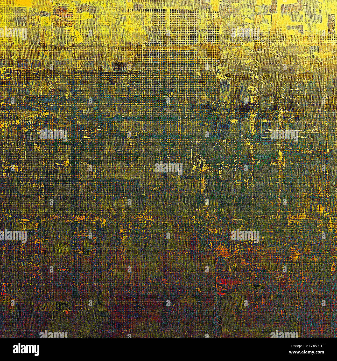 Vintage texture or antique background with grunge decorative elements ...