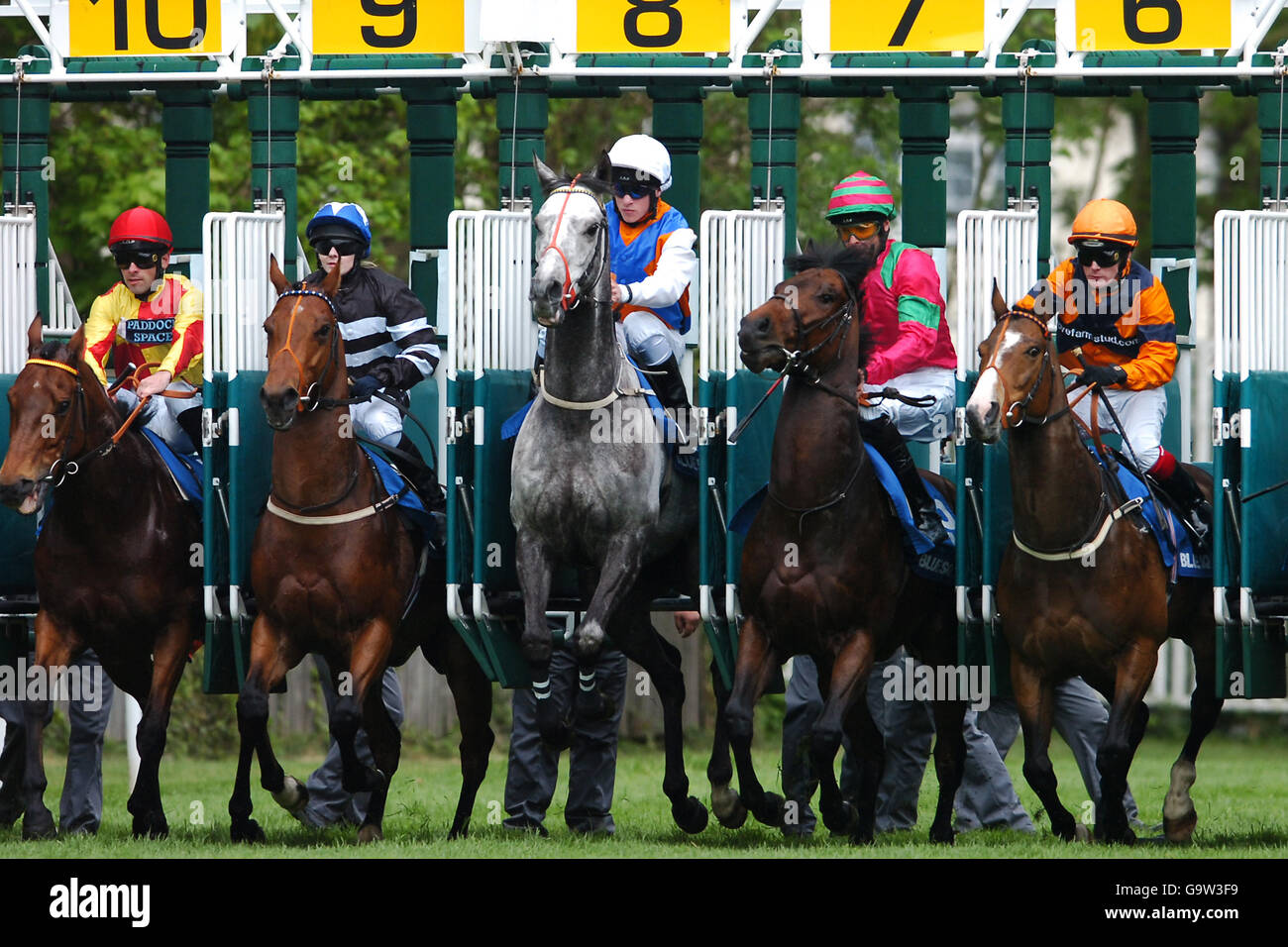 Starting gates hi-res stock photography and images - Alamy