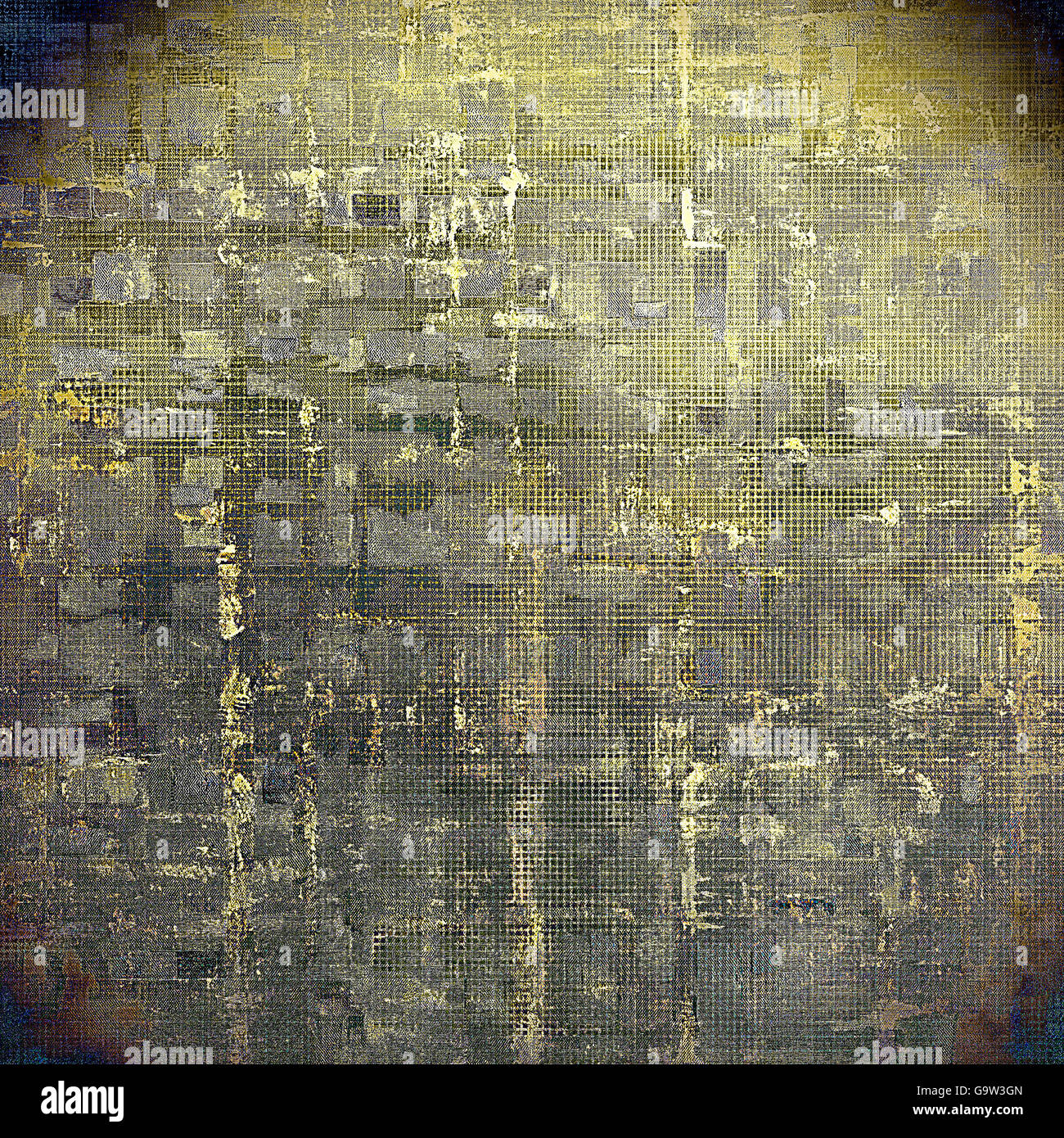 Abstract faded retro background or shabby texture with vintage style ...