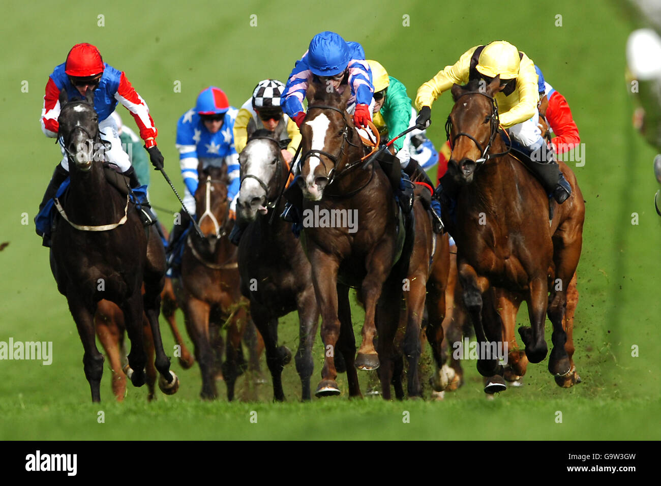 Racing from The Johnny & Cora McLoughlin Memorial Stakes Stock Photo ...