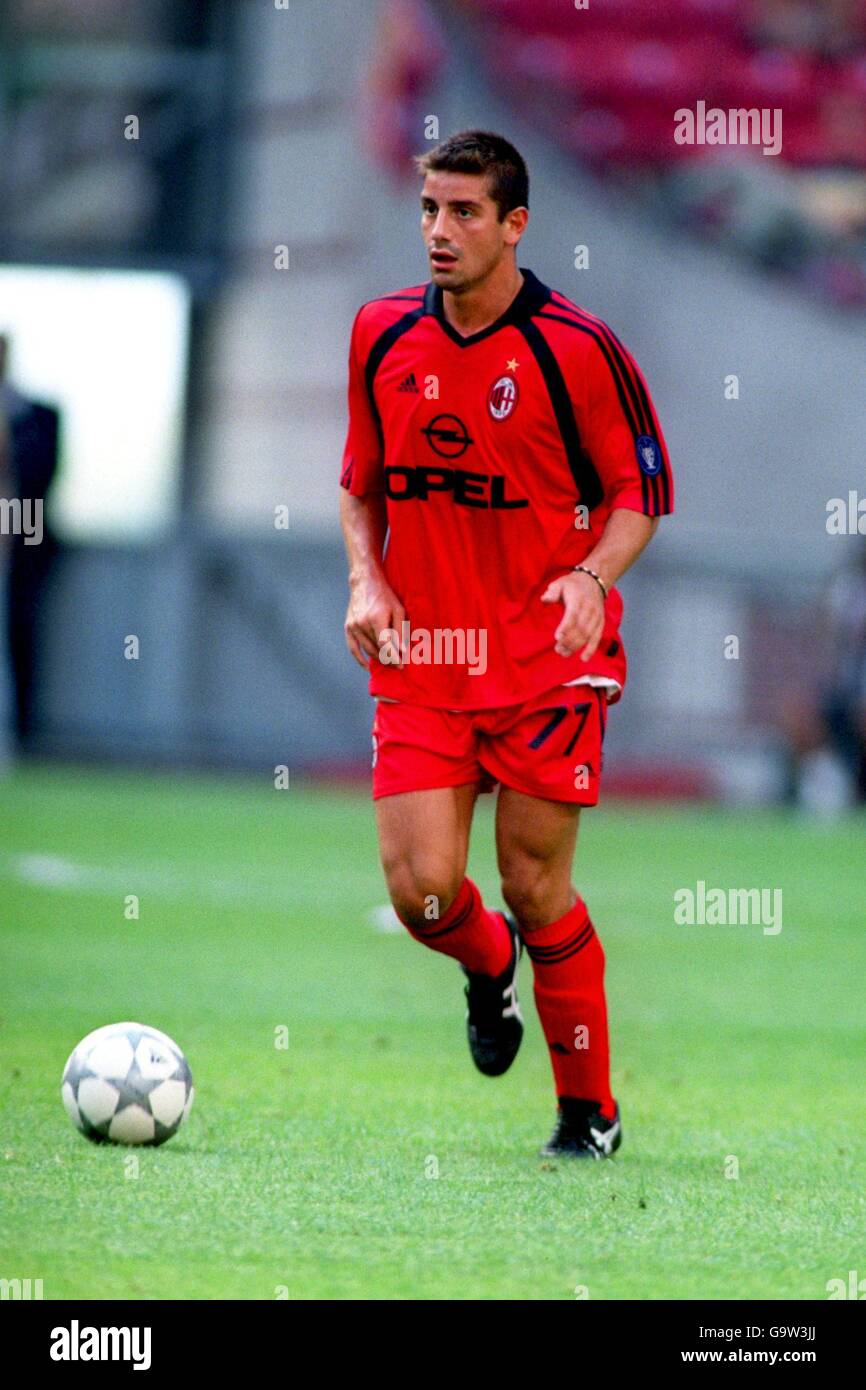 Soccer - Amsterdam Tournament - Valencia v AC Milan. Francesco Coco, AC ...