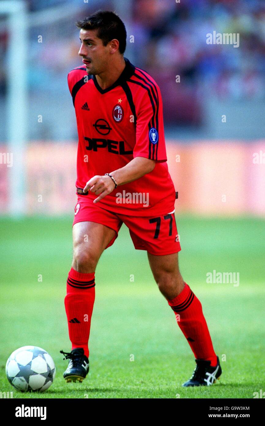 Soccer - Amsterdam Tournament - Valencia v AC Milan. Francesco Coco, AC ...