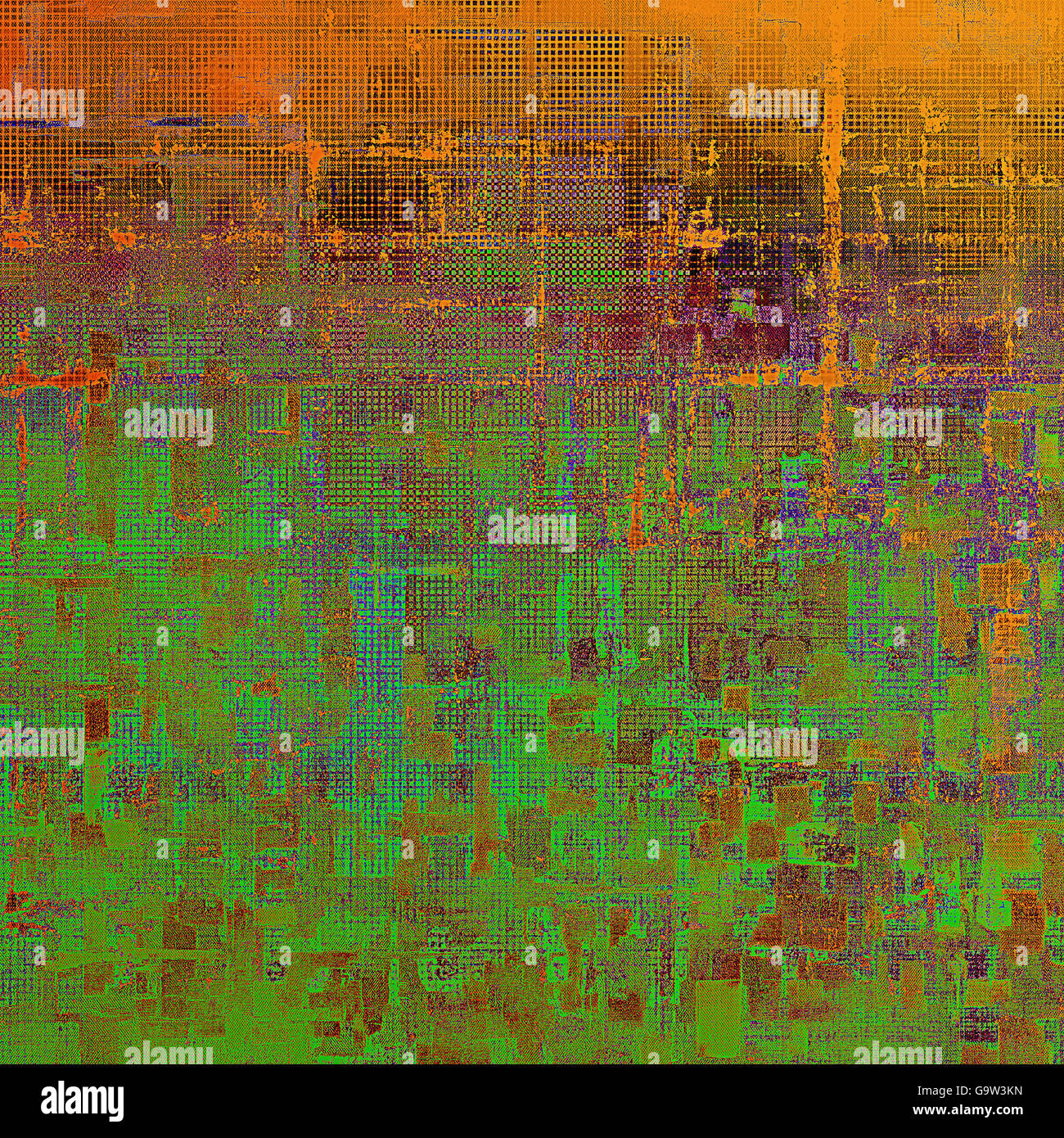 Scratched vintage texture, grunge style frame or background. With ...