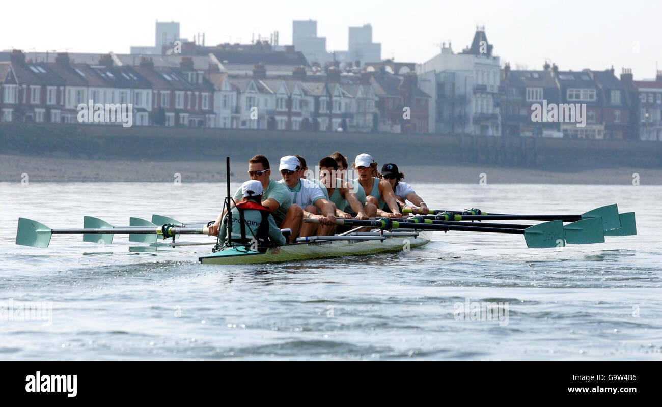 Rowing - 153rd University Boat Race - Cambridge Practice - River Thames ...