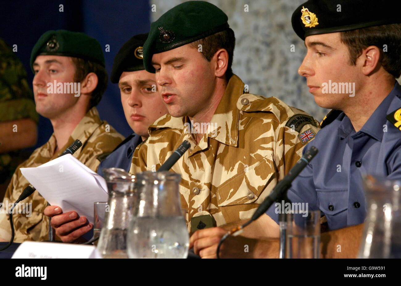 Left to right: Joe Tindell, Arthur Batchelor, Chris Air and Felix ...