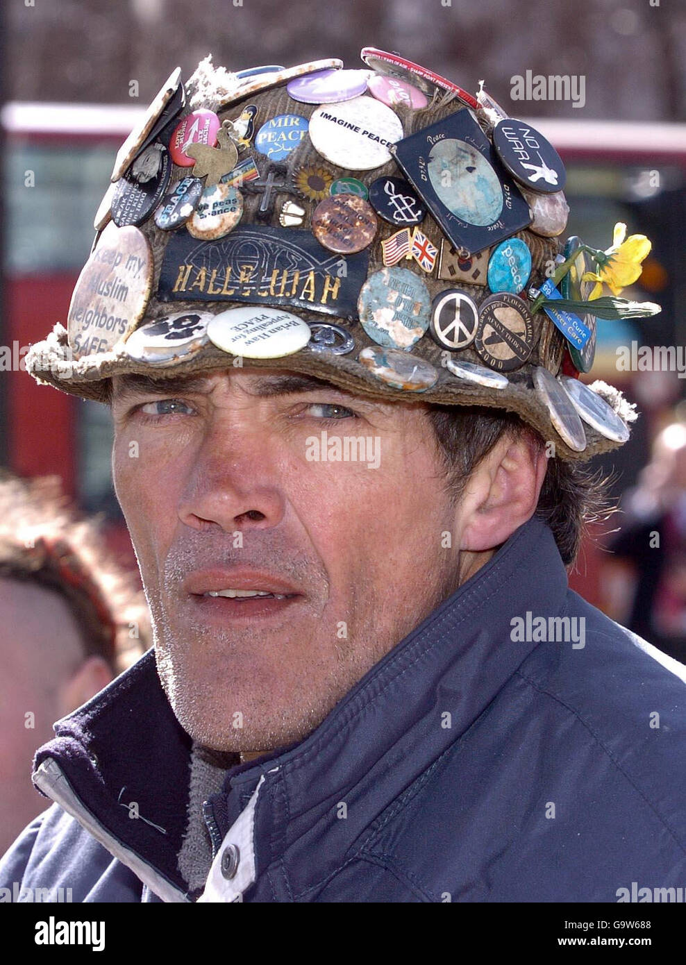 Peace campaigner Brian Haw Stock Photo - Alamy