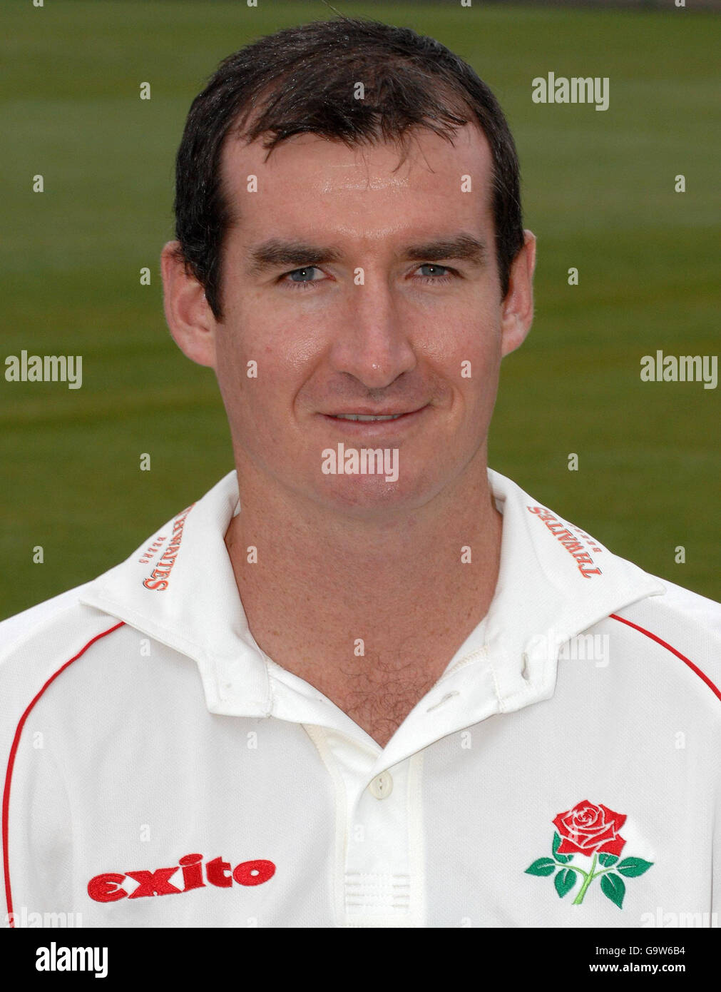 Lancashires mal loye press day old trafford cricket ground hi-res stock ...