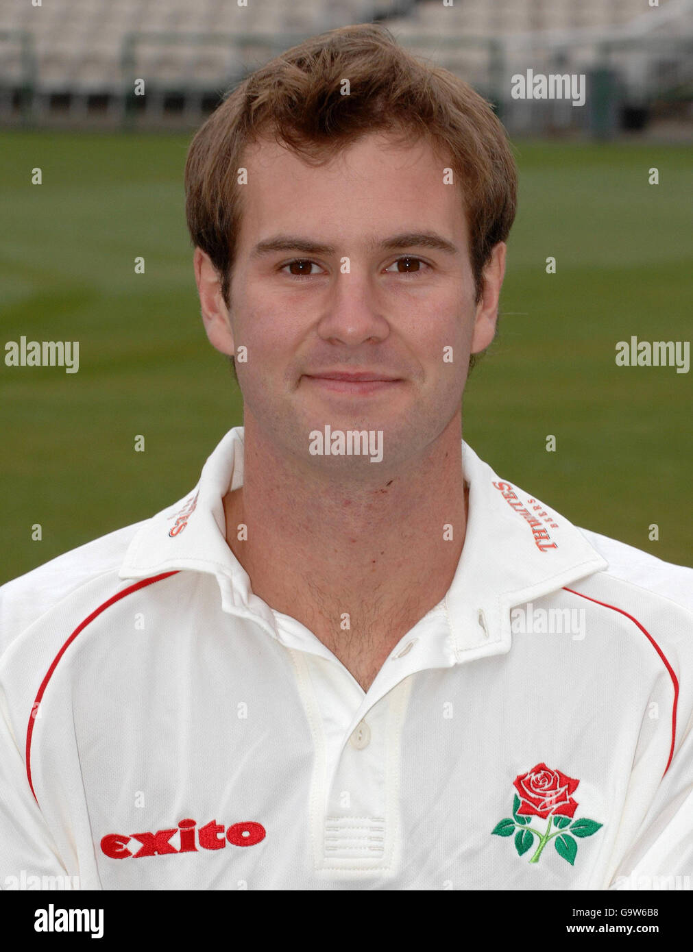 Lancashire's Tom Smith during a press day at Old Trafford Cricket ...
