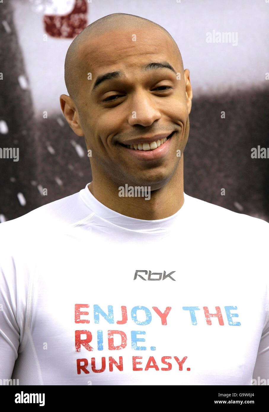 Thierry Henry during the launch of Reebok's new campaign "Run Easy" - a ...