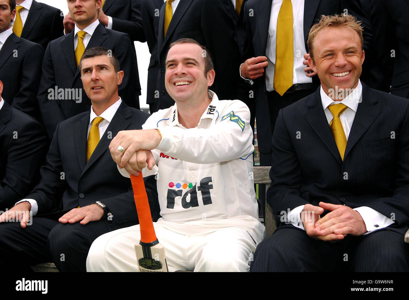 Sussex coach Mark Robinson (left) and Chris Adams sit in their new ...