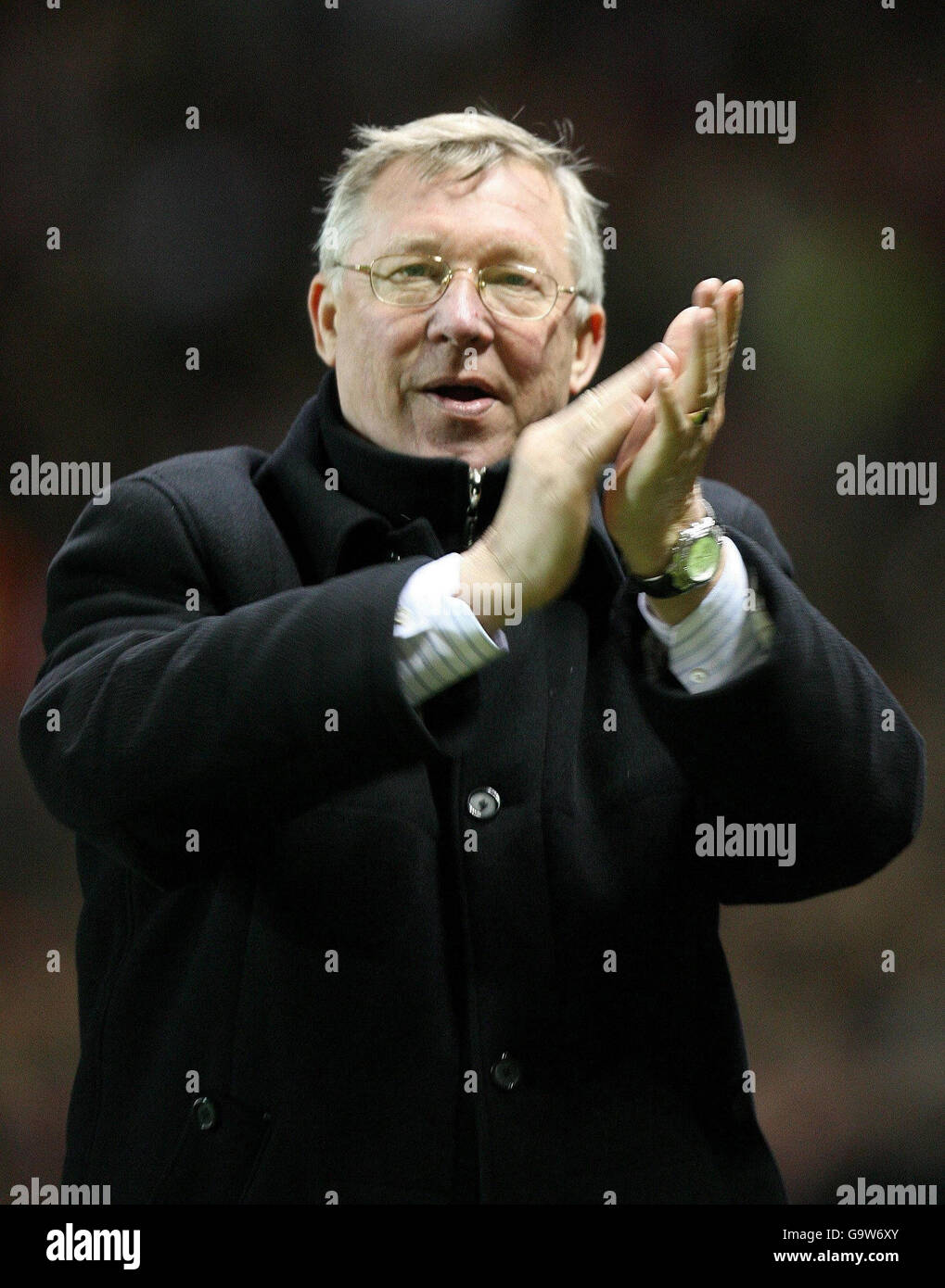 Football smiling alex ferguson hi-res stock photography and images - Alamy